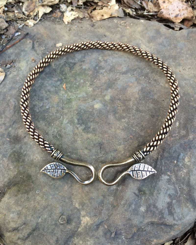 Ash Leaf Torc - Medium Braid – Crafty Celts