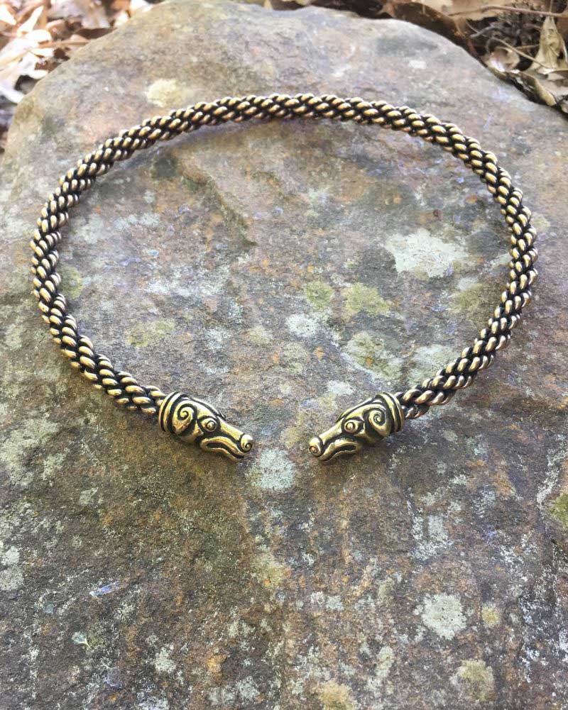 Hound Torc - Medium Braid – Crafty Celts
