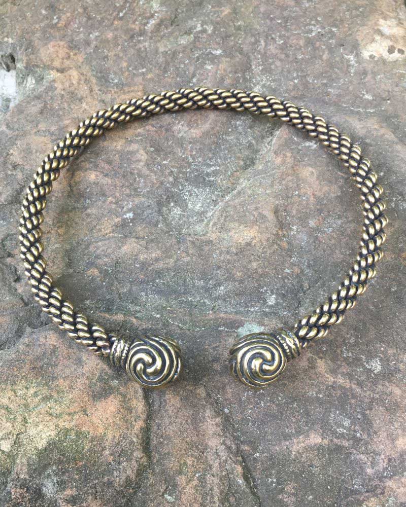 Triskele Torc - Heavy Braid – Crafty Celts