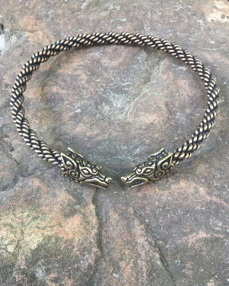 Wolf Torc - Heavy Braid – Crafty Celts