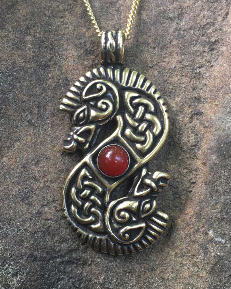 Double Headed Boar Pendant – Crafty Celts