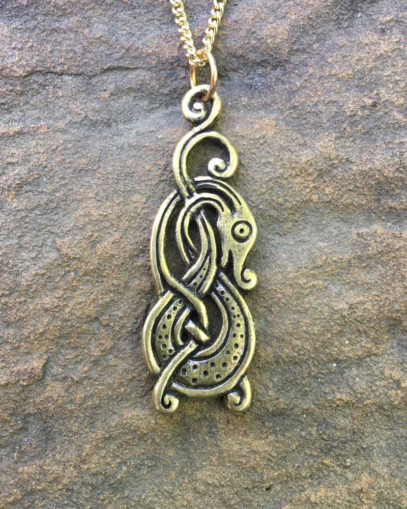 Interlaced Dragon Pendant – Crafty Celts