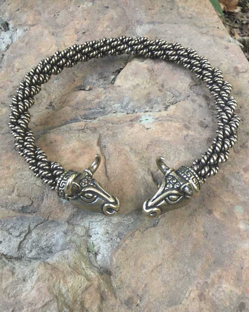 Minoan Bull Torc - Extra Heavy Braid – Crafty Celts