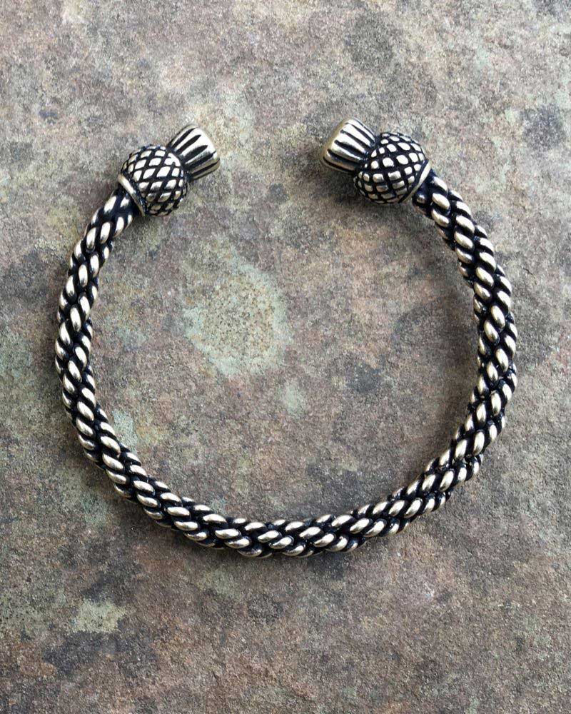 Thistle Bracelet - Light Braid – Crafty Celts